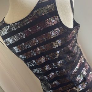 Garnet Hill | Tops | Garnet Hill Sequined Tank Top Nwot | Poshmark